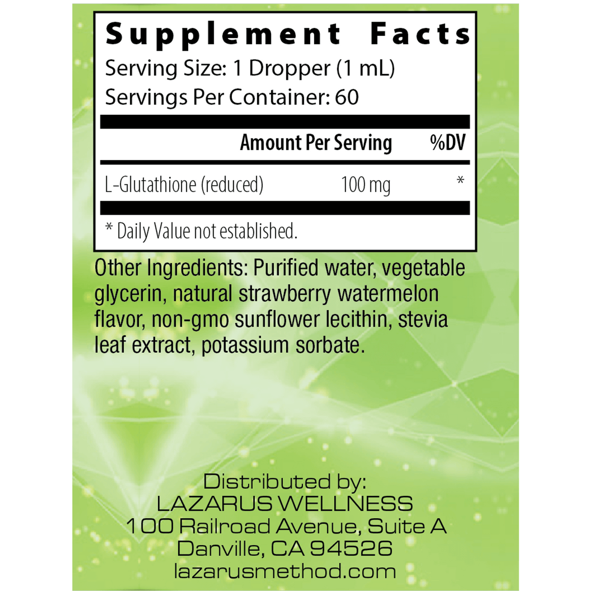 Liposomal Glutathione | The Lazarus Method - Wellness Programs