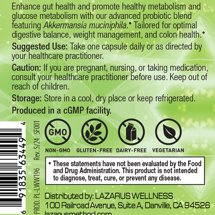 Akkermansia Support | The Lazarus Method - Wellness Programs
